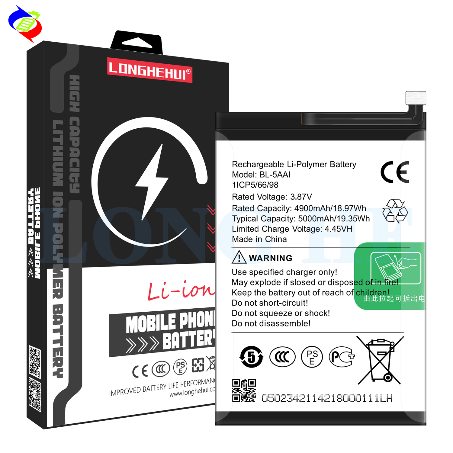 rechargeable Battery 5000mAh BL-5AAI Battery For Itel Mobile Phone ...